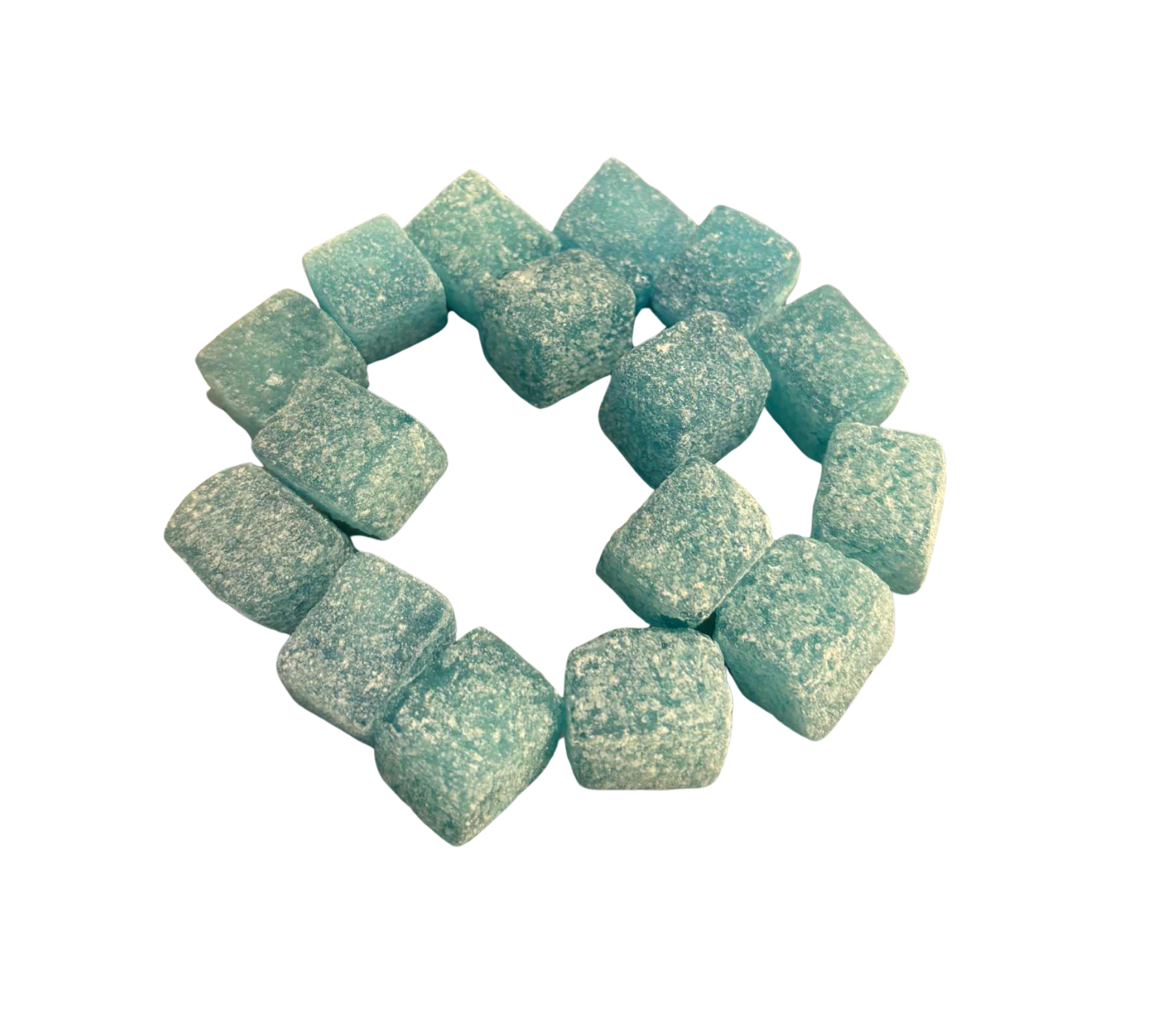 Sour Blue raspberry Cubes – Aye Candy